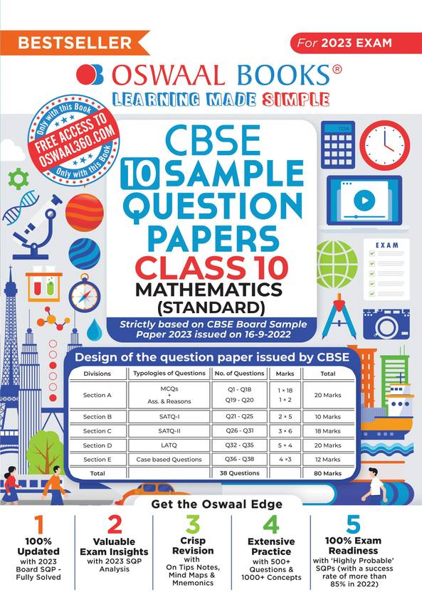 Oswaal Cbse Sample Question Papers Class 10 Mathematics Standard Book ... Oswaal Cbse Sample Question Papers Class 10 Mathematics Standard Book ...