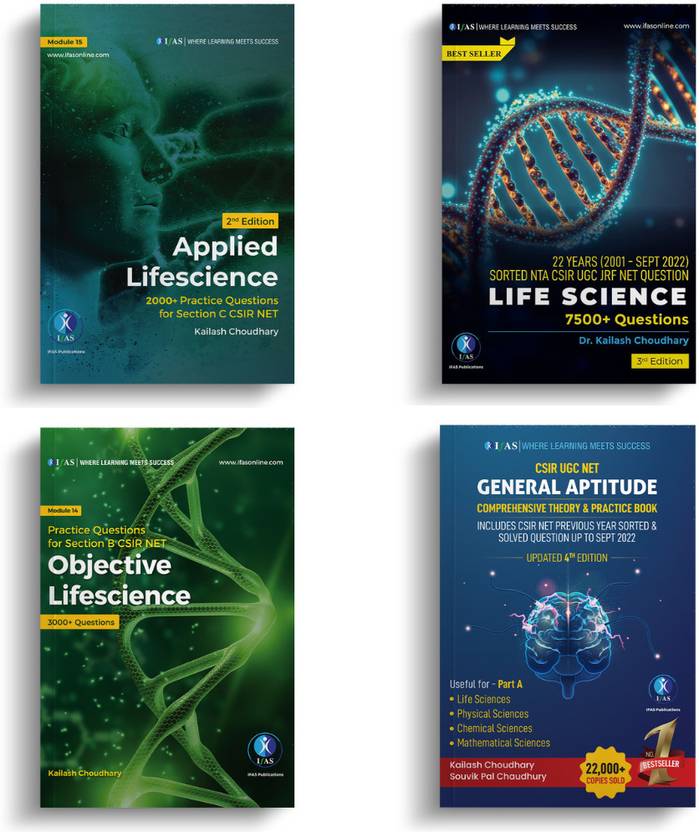 CSIR NET Life Science Practice Questions Book Combo Set (4 Books ... CSIR NET Life Science Practice Questions Book Combo Set (4 Books ...