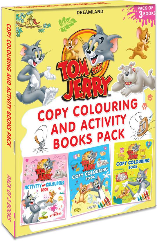 Tom and Jerry Copy Colouring and Activity Books Pack ( A Pack of 3 ...