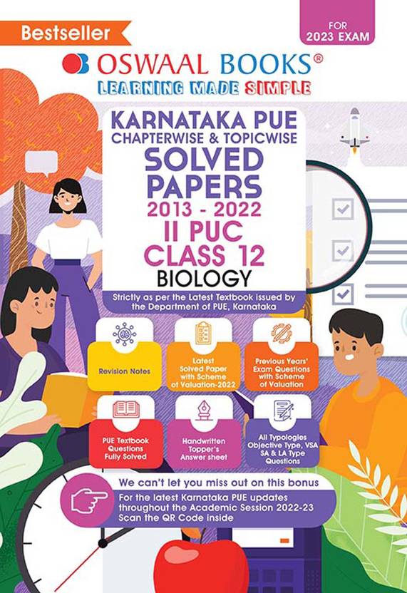 Oswaal Karnataka PUE Solved Papers II PUC Biology Book Chapterwise ... Oswaal Karnataka PUE Solved Papers II PUC Biology Book Chapterwise ...