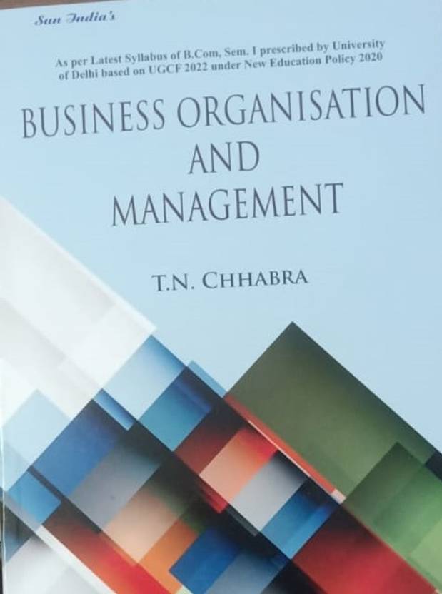 BUSINESS ORGANISATION AND MANAGEMENT B COM SEM I Buy BUSINESS business-organisation-and-management-b-com-sem-i-buy-business