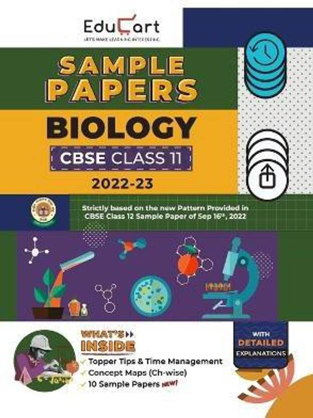 Educart CBSE Class 11 BIOLOGY Sample Paper 2023 (Full Syllabus with ...