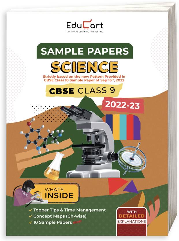 Educart CBSE Class 9 SCIENCE Sample Papers 2022-23 (New Pattern ...
