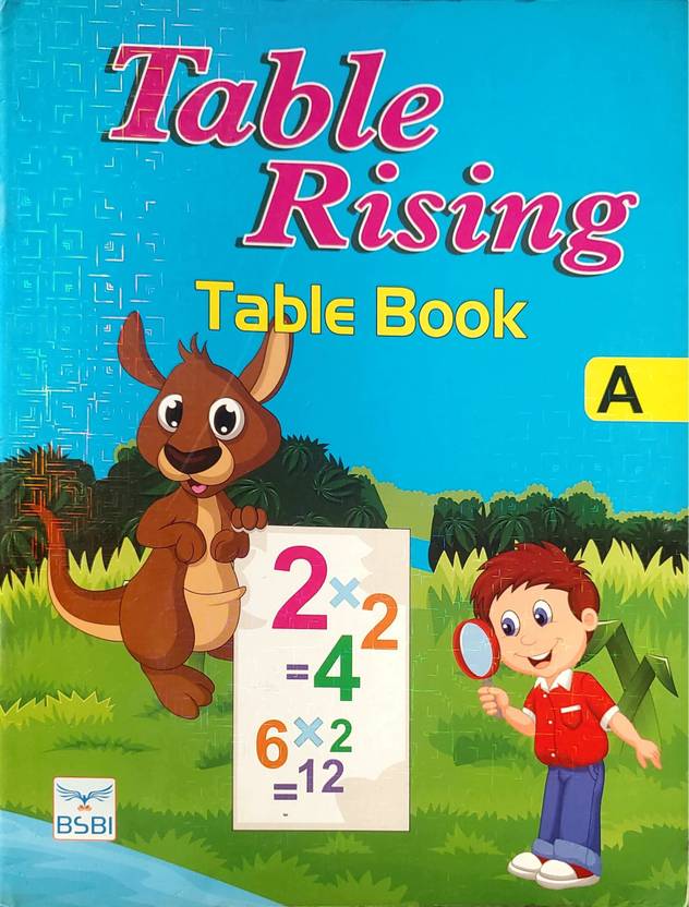 Table Rising A for kids , Picture table book 1 to 10 with workbook ...