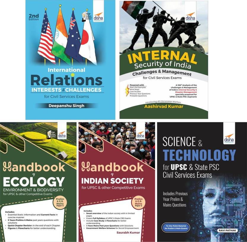 International Relations, Internal Security, Indian Society, Environment ...