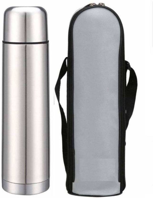 Patre In Vacuum Insulated Thermos Bullet Flask with Bag. Hot & Cold Up ...
