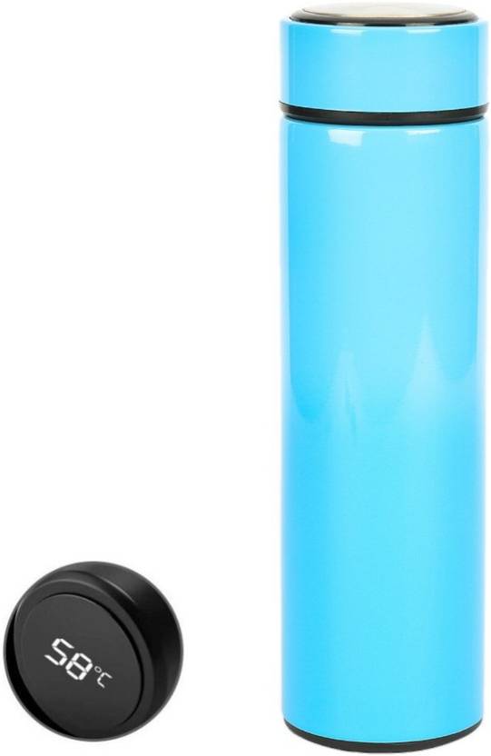 DPM LED temperature water bottle display I =water bottle(NEON BLUE ...