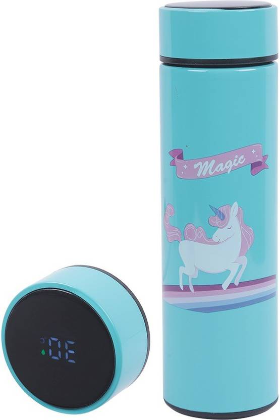 DPM LED temperature water bottle display(RAINBOW WITH UNICORN )bottle ...
