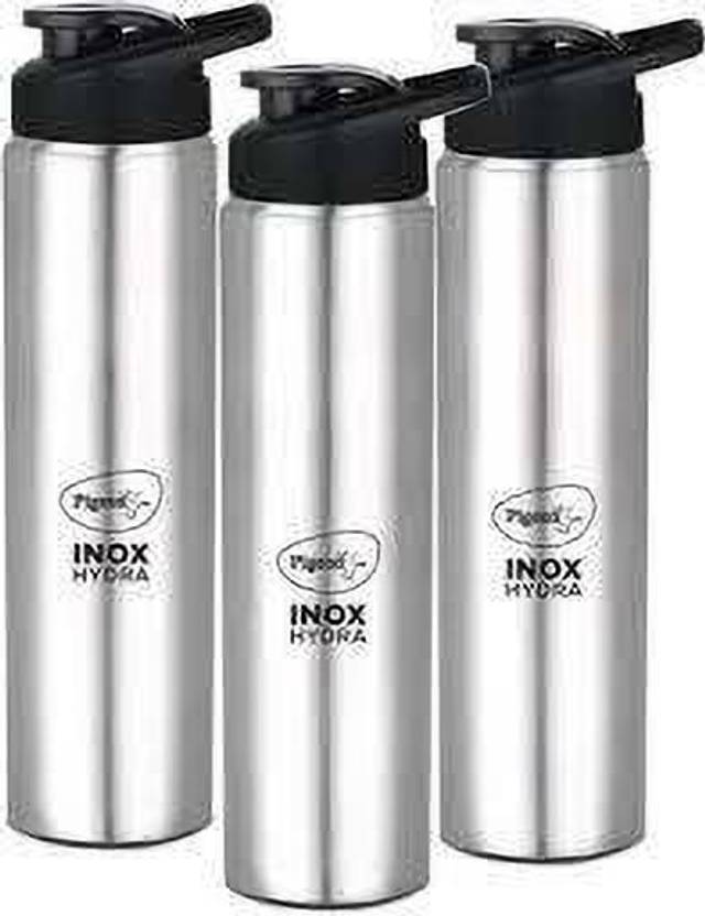 Pigeon Stainless Steel Inox Hydra Water Bottle pack of 3 - silver 900 ...