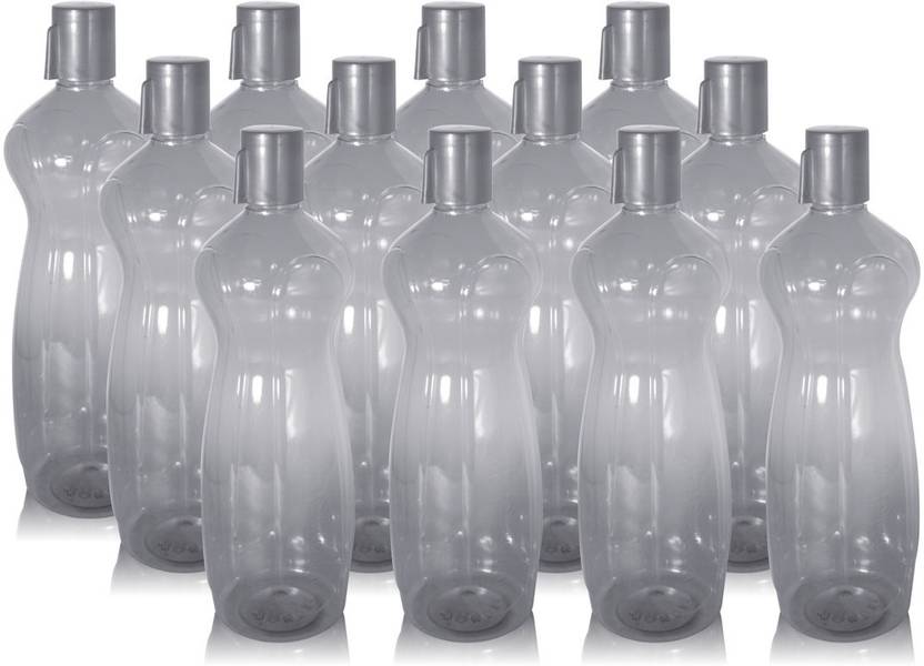 Wonder Plastic Classic Premium Fridge Bottle Set, 12 Bottles, 1000 ml ...