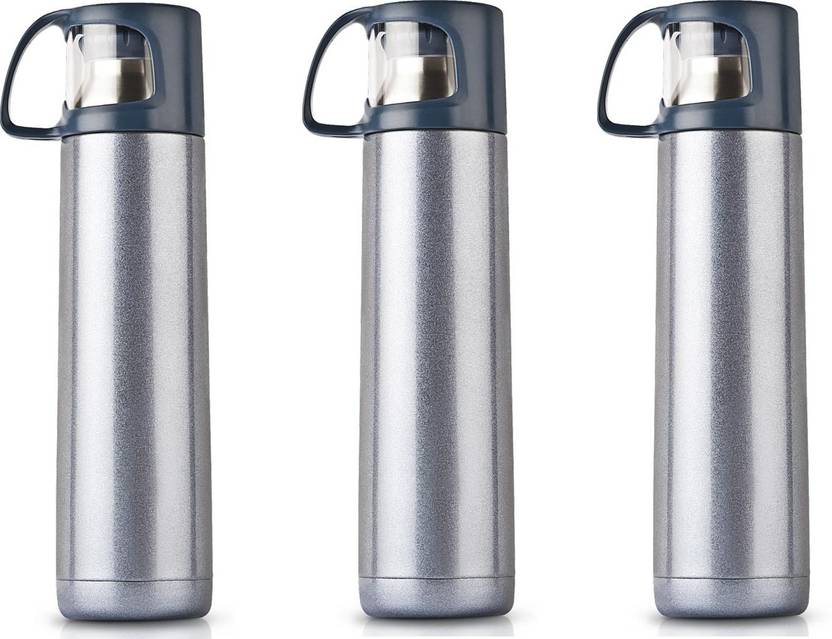 Frequent Vacuumized Double walled and insulated Flask Cup Set of 3 500 ...