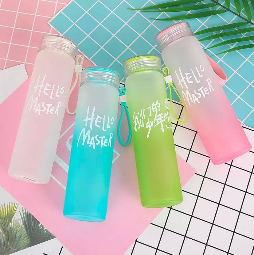 NAYPA Hello Master Fancy Glass Water Bottle 500 ml Bottle - Buy NAYPA ...