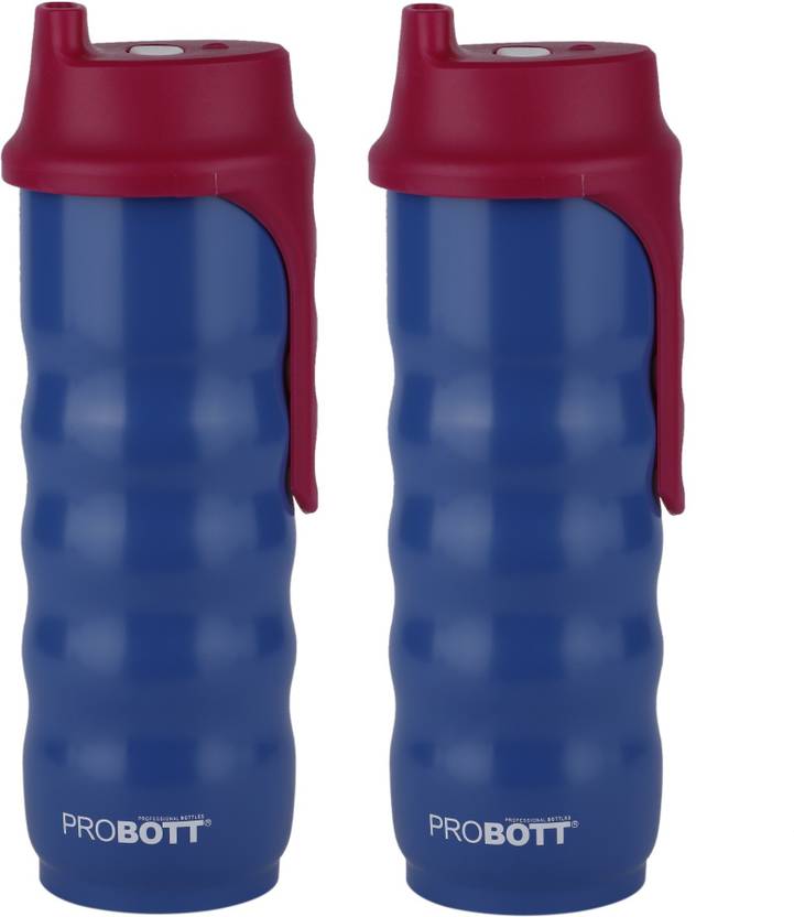 PROBOTT Thermosteel Spring Shaker for Protein Shake Gym - Blue PB 500 ...