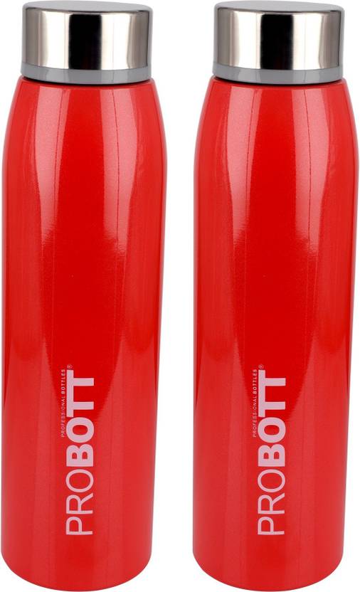 PROBOTT Vacuum Flask Hot & Cold Water Bottle - PB 750-24 Red Pack of 2 ...