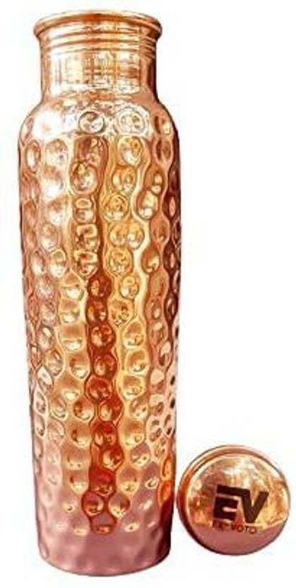 Cron Pure Copper Bottles for Water 1 Liter/Tamba Bottle 1 Liter ...