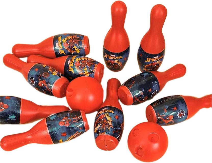 Ample Wings Cartoon Bowling Game 10 Pin 2 Balls Bowling Set for Kids Bowling Ball Price in India ...