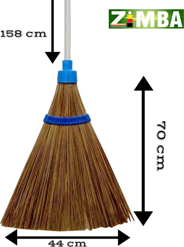 simba lifestyle Large Garden broom Coconut Fiber Wet and Dry Broom ...