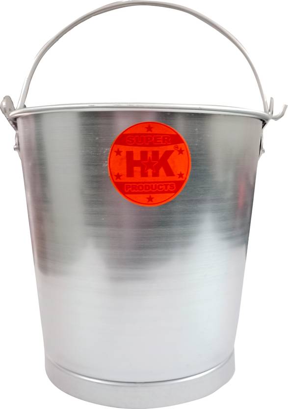 Super HK Hard Anodised Aluminium Bucket with Handle Made for Home and ...