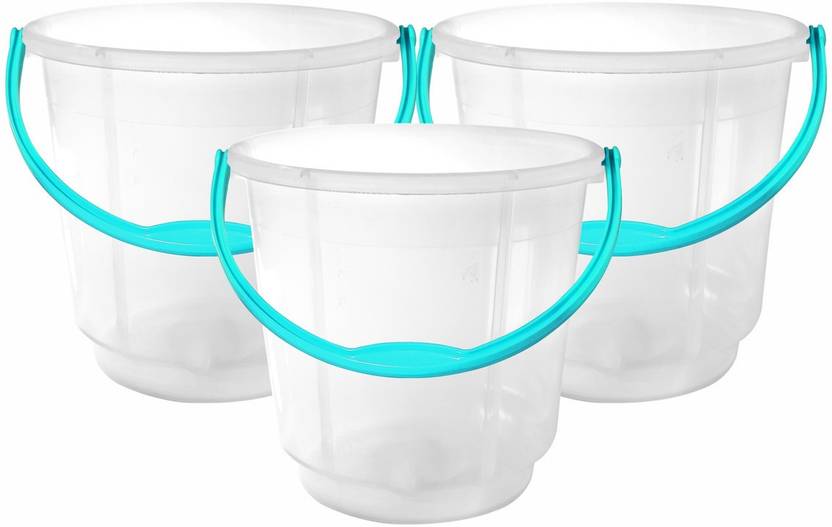 Wonder Plastic Prime Bucket 18 TPC Set for Home&Kitchen, 3 Pc, 18 LTR ...