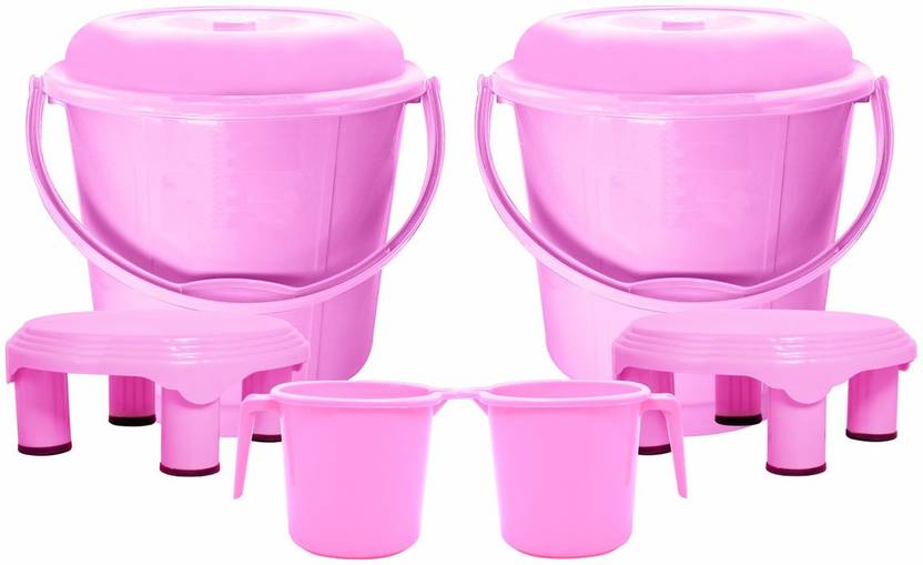 Wonder Plastic Prime Bucket 25 LT With Lid & Patra & Dyna 950ml For ...