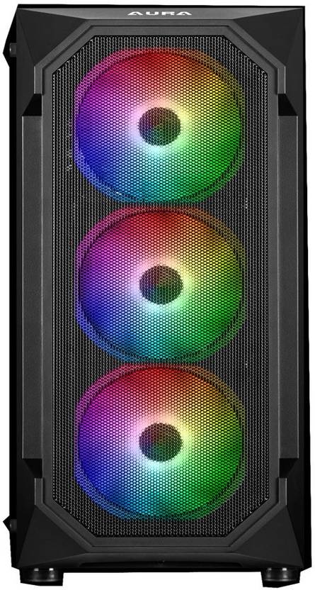GAMDIAS AURA GC1 MID Tower ARGB Cabinet - GAMDIAS : Flipkart.com