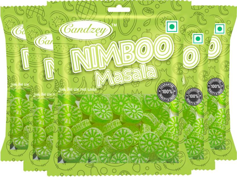 Candzey Sugar Boiled Hard Nimboo Masala Candy Nimboo Masala Candy Price ...