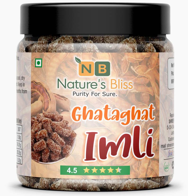 Nature's Bliss Imli gatagat Candy (khata mitha swad) Imali -Emli Toffee ...