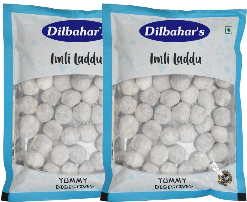 Dilbahar's Yummy Digestive Imli Laddu Big 400g Pack of 2 Tamarind Candy ...