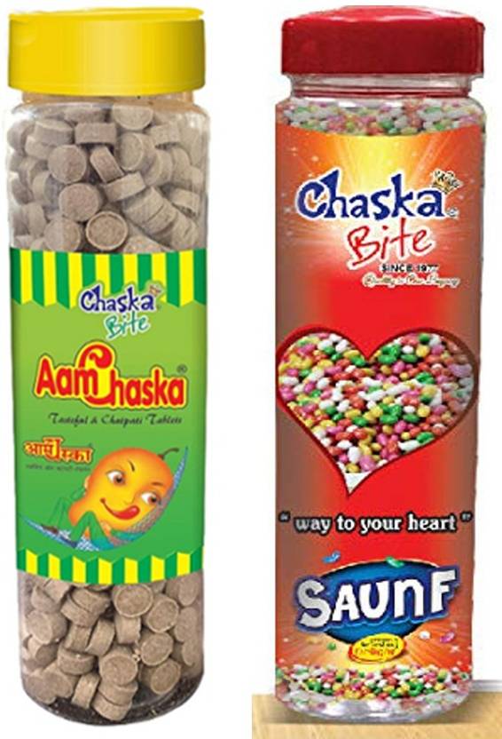 CHASKA BITE |Dry Mango Candy| 250 g Mouth Freshner|Saunf| Fennel Seeds ...