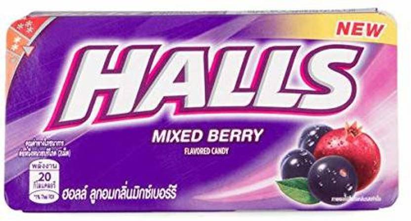 HALLS Mixed Berry Flavoured Filled Candy Price in India - Buy HALLS ...