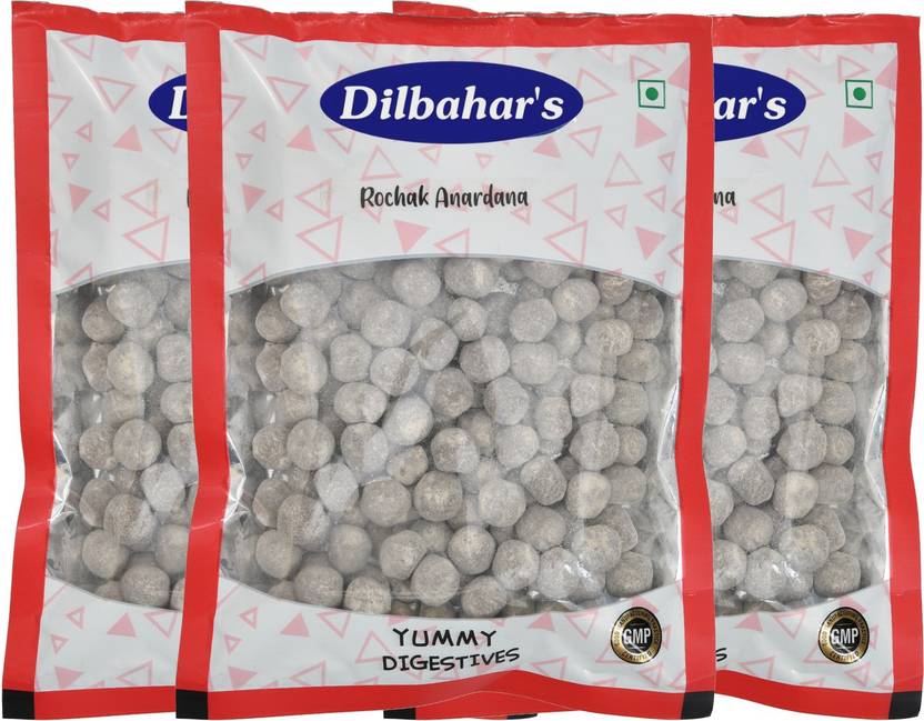 Dilbahar's Yummy Digestive Rochak Anardana 400g Pack of 3 Pomegranate ...