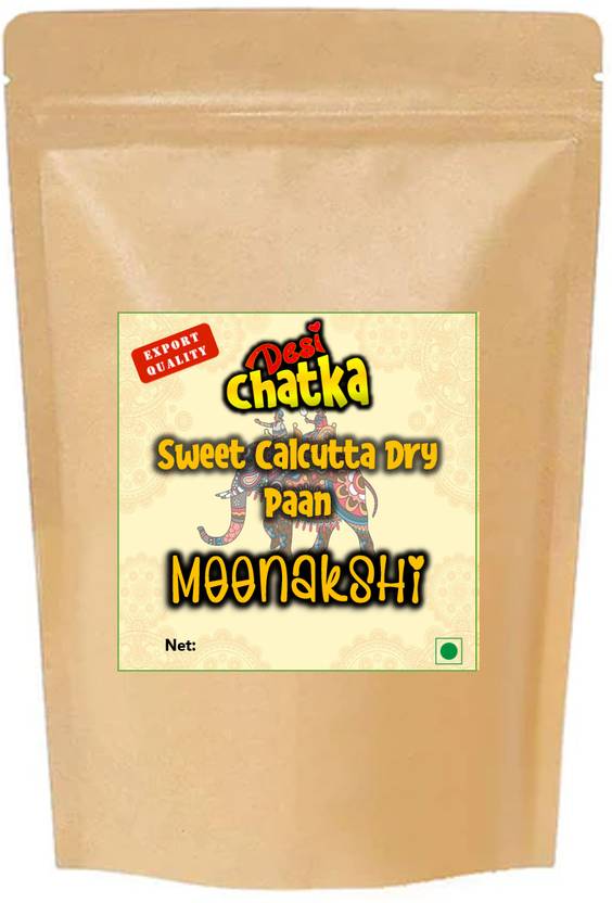 Desi Chatka Special Calcutta Dry Paan Meenakshi Flavor 500 g in a pouch ...