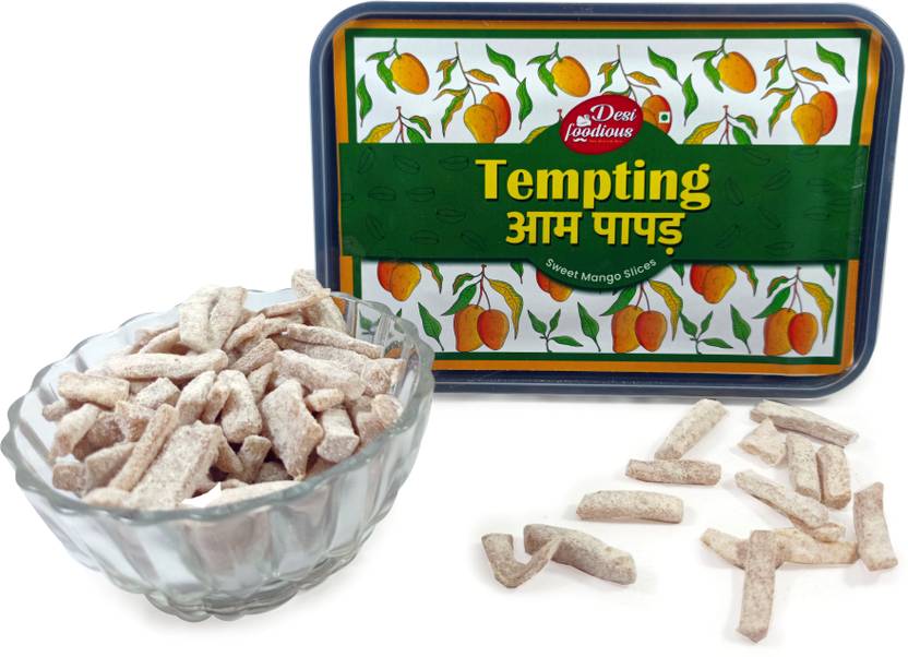 Desi foodious Tempting Aam Papad Pack of Dry Mango Slice, Mango Slice ...
