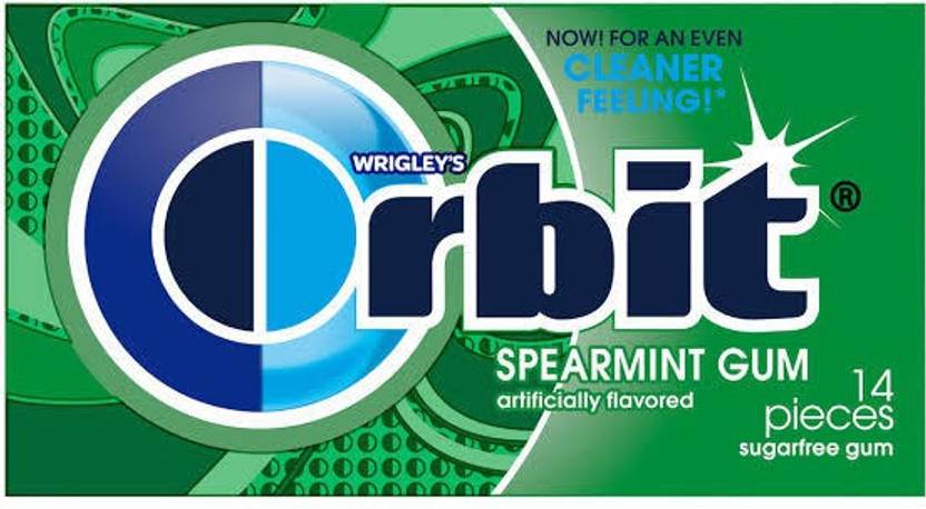 Wrigleys Orbit imported chewing gum spearmint Mouth Freshener Price in ...