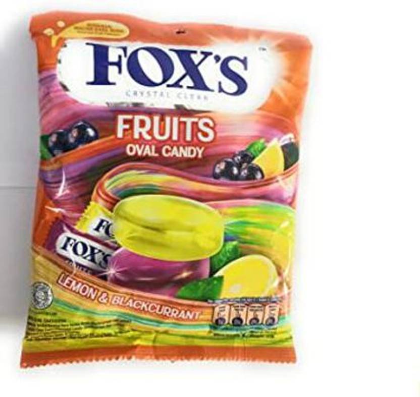 FOX'S Crystal Clear Fruits Lemon & Blackcurrant Flavor Candy 125gm ...