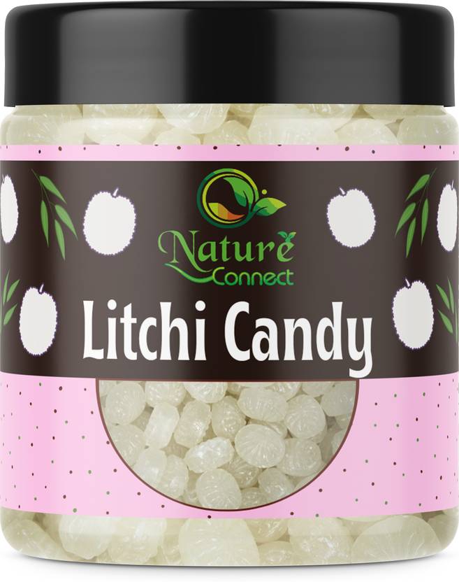 NATURE CONNECT Litchi Flavour Candy | Candy Khatti Mithi Goli |Litchi ...