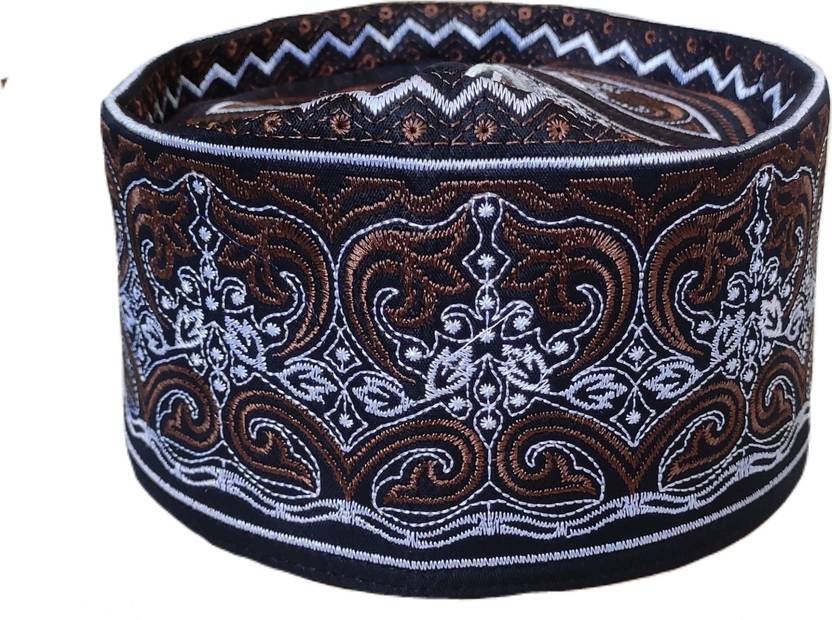 Islamic Azhari Printed Prayer Cap Cap - Buy Islamic Azhari Printed ...