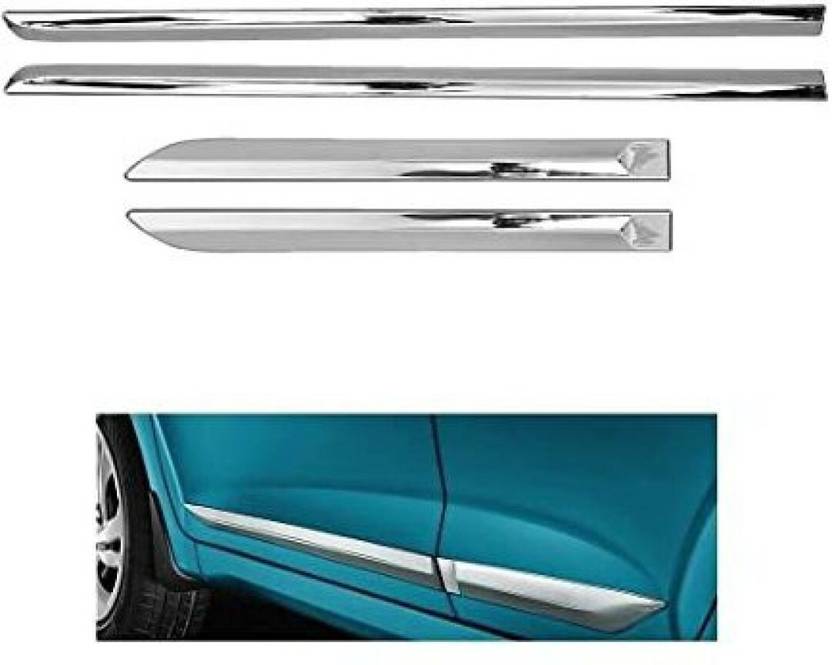 CARSHADE Full Chrome Side Beading Side Cladding for Wagon-R (Type 3 ...