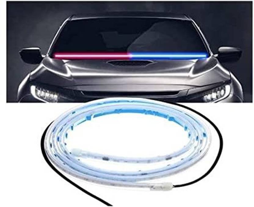 Bluefox DASHBOARD STRIP POLICE LIGHT 6 FLASHER Car Fancy Light 120Cm ...