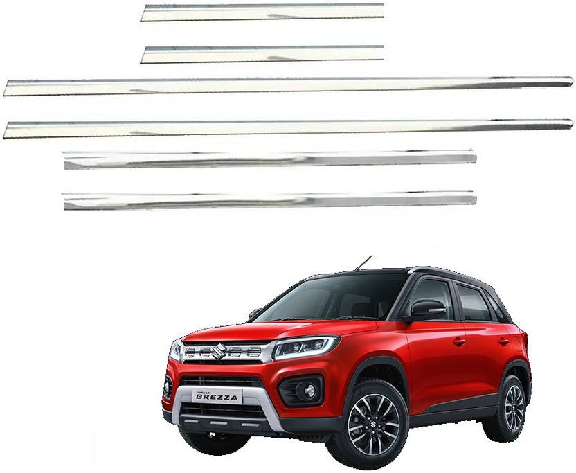 AUTOSHYAM Lower Window Garnish (Chrome) Set of 6 For Maruti Vitara ...