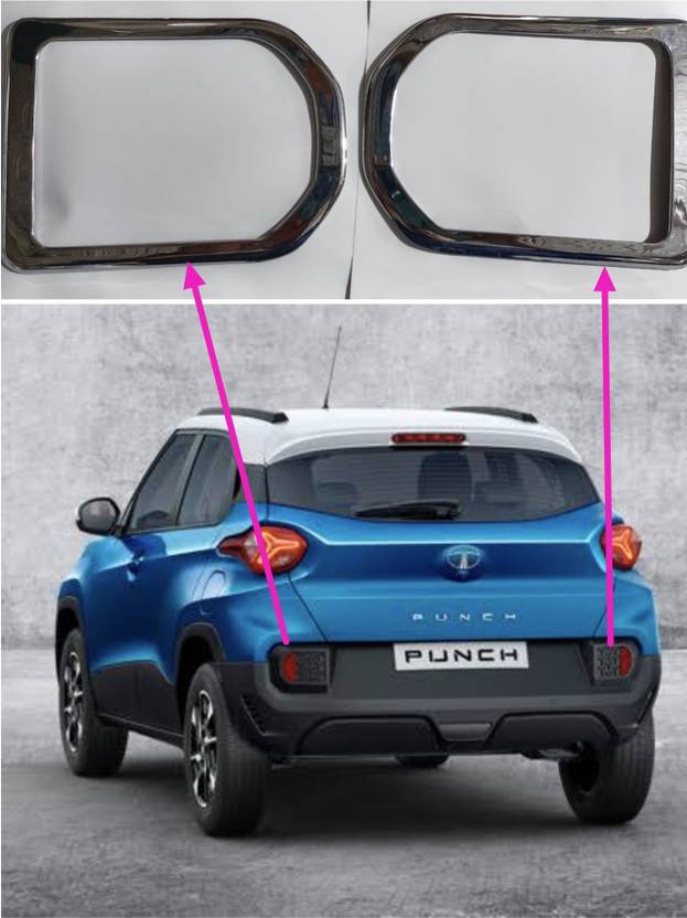 AutoBlinq Rear Eye Cat Reflector Chrome Cover Outer Trim Garnish ...