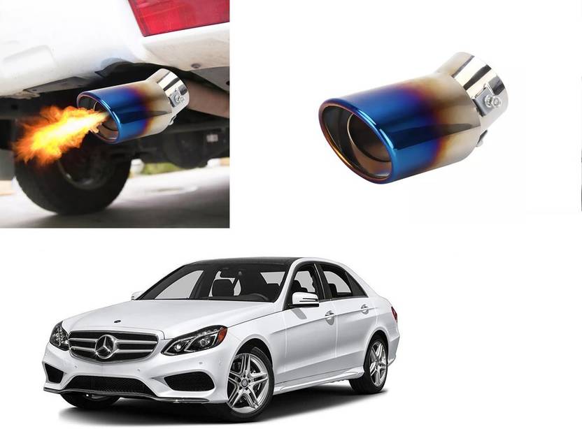 Atoray Car Exhaust -Silencer Muffler Tip Rainbow Color for Mercedes ...
