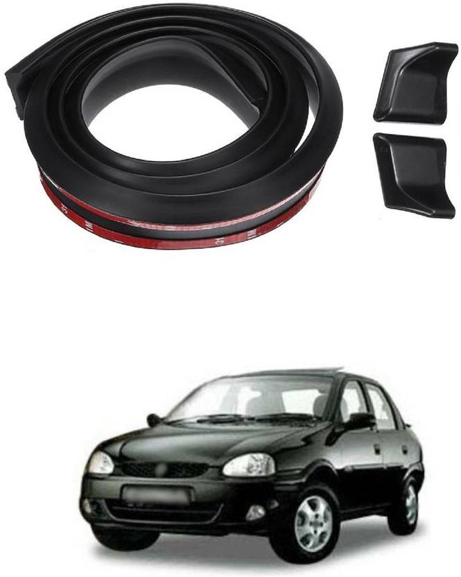 PROEDITION Rear Strip Splitter Spoiler Side Skirt Rubber Carbon ...
