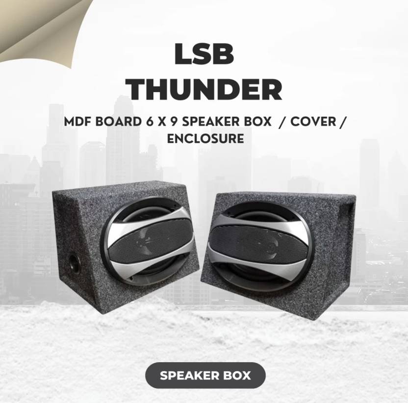 LSB Thunder oval speaker-Box 6X9 Oval shape Speaker box enclosure ...