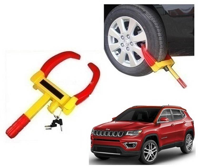 RS ENTERPRISES CARS Anti Theft Wheel Tyre Lock Towing Parking Boot Tire ...