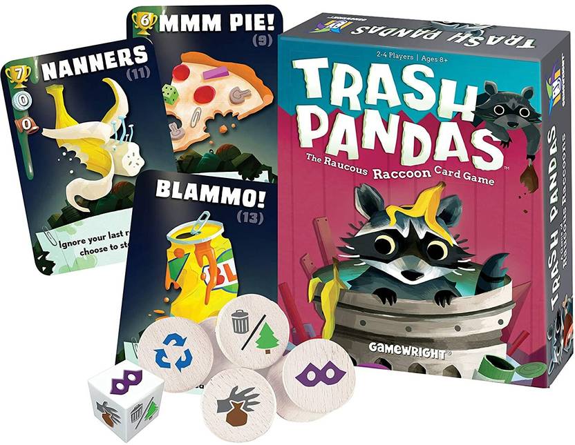 Happy GiftMart rash Pandas Raucous Raccoon Card Game - rash Pandas ...