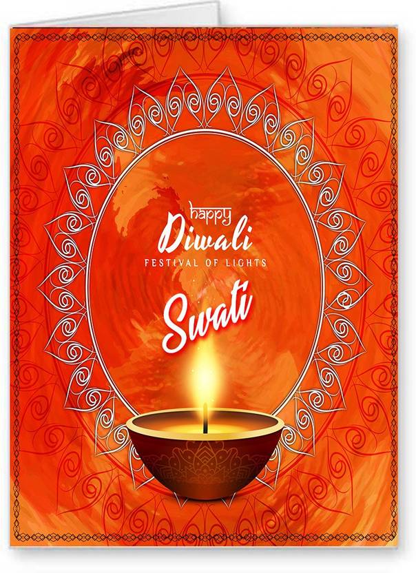 Midas Craft Happy Diwali Swati Greeting Card Price in India - Buy Midas ...
