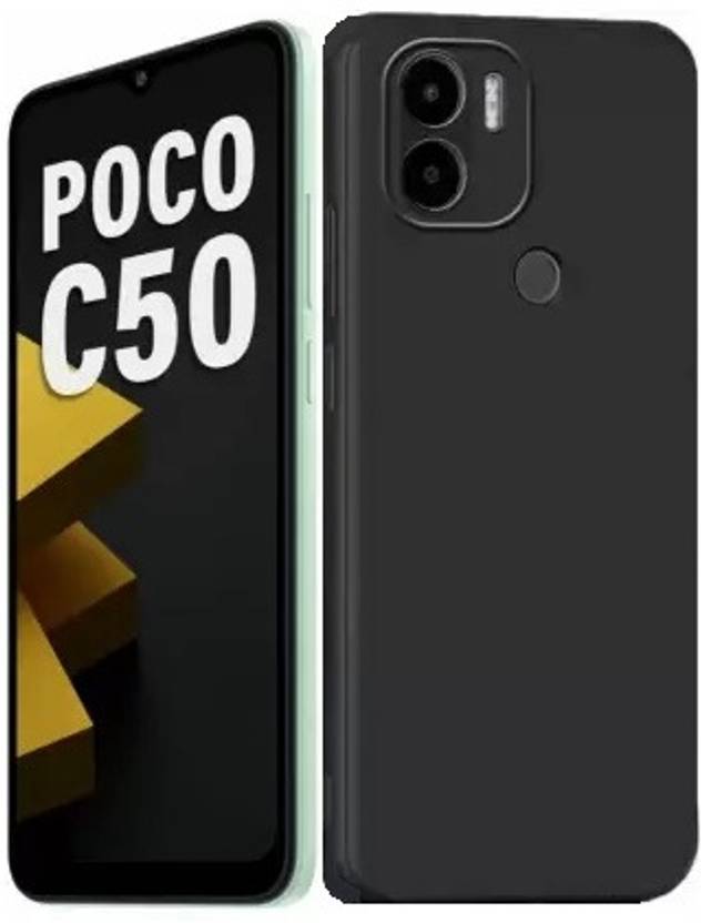 S-Hardline Back Cover for POCO C50, inner Soft Microfiber Cloth Cushion ...