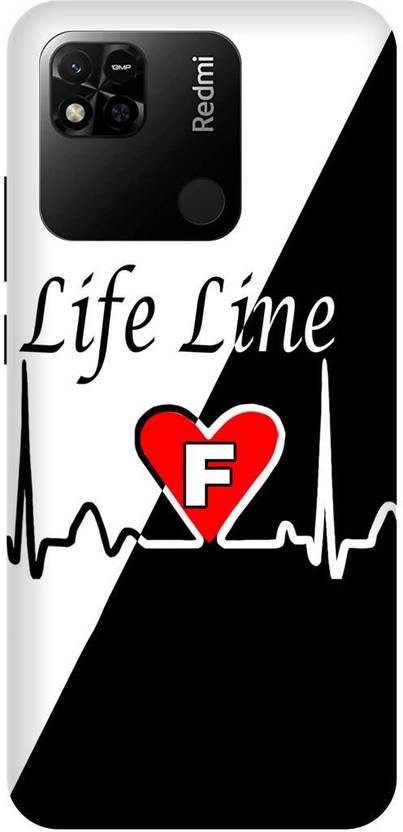 FRONK Back Cover for REDMI 10A, 220233L2I, E, NAME, LETTER, ALPHABET ...