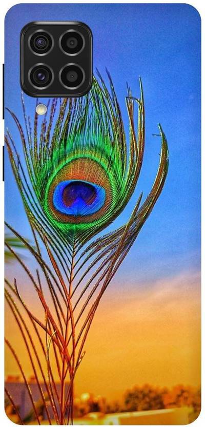 THE NARAYANA COLLECTIONS Back Cover for SAMSUNG GALAXY F62-MOR,PANKH ...
